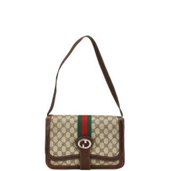 Gucci | Bags | Gucci Gg Supreme Sherry Line One Shoulder Bag Beige ...